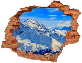 Wallmuralia Fototapeta díra na zeď Alpy zima 90x70 cm