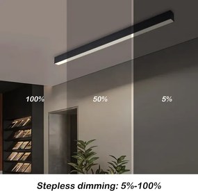 Brilagi - LED Stmív. stropní svítidlo SLEEKLINE LED/40W/230V Wi-Fi Tuya černá+DO