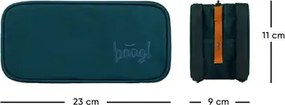 BAAGL Penál etue Eggy Petrol / 23×11x9 cm