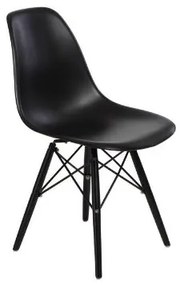 Design Židle Simplet P016V basic insp. DSW DSR - černá/černá