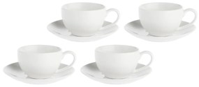 La Porcellana Bianca Sada 4 ks porcelánových šálků Essenziale 350 ml