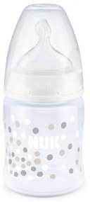 NUK First Choice láhev s kontrolou teploty 150 ml Bílá