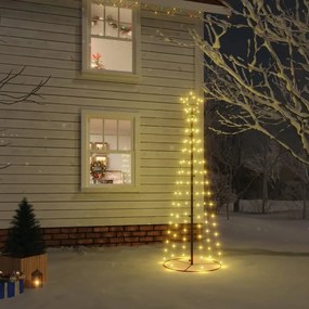 Vánoční stromek kužel 108 teplých bílých LED diod 70 x 180 cm - Default Title