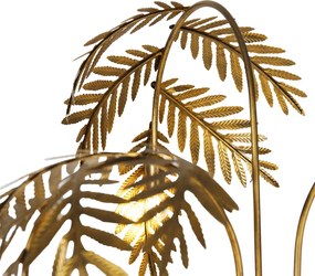 Chytrá stojací lampa zlatá 193 cm 3-světla vč. 3 Wifi P45 - Botanica