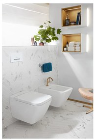 VILLEROY & BOCH FINION - WC sedátko s poklopem, QuickRelease, Softclosing, bílá Alpin CeramicPlus, 9M88S1R1