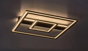Rabalux Černé stropní LED svítidlo Sidona 485x485mm 48W 71071
