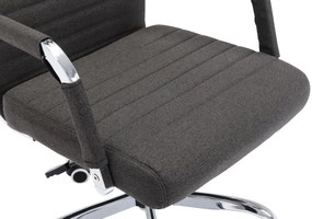 Kancelářská židle Skive - látkový potah | tmavě šedá