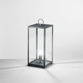 FAN LANT-MIRAGE-L1 Venkovní svítidlo MIRAGE antracit, 1xE27, IP44, 25 x 25 x 53 cm, kabel 250 cm - FANEUROPE