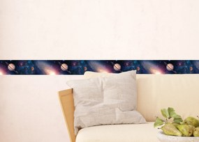 Samolepící bordura na zeď Vesmír | 5 m x 13.8 cm | DWB8218