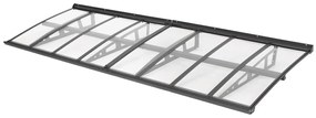Dveřní stříška Kassel 100 x 300 cm CoverTech antracitová