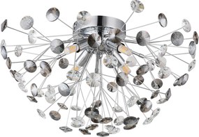 XXXLutz KŘIŠŤÁLOVÉ STROPNÍ SVÍTIDLO, 45/25 cm Globo - Online Only svítidla - 004558495201