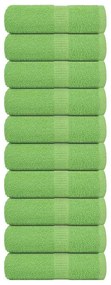 Ručníky pro hosty FROGN 10 ks jablečně zelené 30x50 cm 360 g/m² 137021