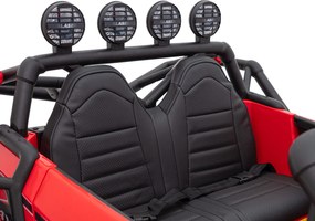 Ramiz Elektrická bugina Racing 5 pro děti červená + motory 2x200W + dálkové ovládání + LED audio + pomalý start