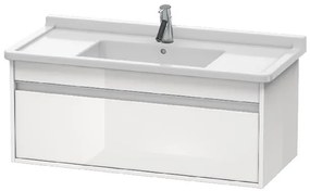 Duravit Ketho - Umyvadlová skříňka 41x100x46 cm, 1 zásuvka, lesklá bílá KT666502222