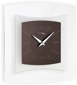 Designové nástěnné hodiny I059CL chocolate IncantesimoDesign 35cm