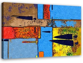 Obraz na plátně Abstraktní barevné - 60x40 cm