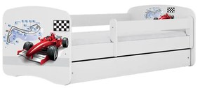 Kocot Kids Dětská postel FORMULE bílá Velikost postele: 160x80, Matrace: Bez matrace, Šuplík: Bez šuplíku