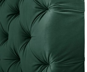 Boxspring postel oliver 160 x 200 zelená MUZZA