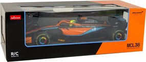 Rastar Závodní auto McLaren F1 s dálkovým ovládáním RC Rastar, oranžové, měřítko 1:12