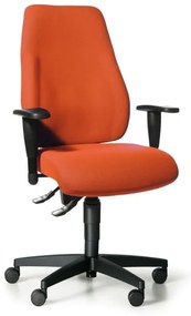 Kancelářská židle EXETER LADY s područkami, oranžová