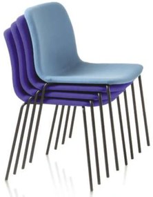 Fornasarig - Čtyřnohá čalouněná židle LINK Shell