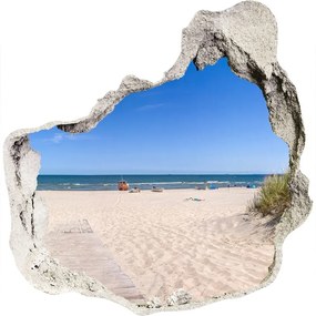 Wallmuralia Nálepka fototapeta 3D výhled Mořské duny 75x75 cm
