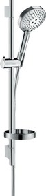 Hansgrohe Raindance Select S, sprchová sada 120 3jet PowderRain se sprchovou tyčí 65 cm, chromová, HAN-27654000
