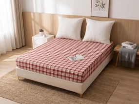 Prostěradlo z mikrovlákna TARTAN HEART barevné 180x200 cm