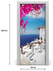 Fototapeta samolepící na dveře Santorini Řecko 85x205 cm