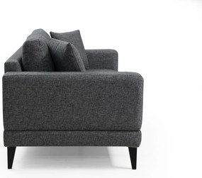 Hanah Home Dvoumístná pohovka NORDIC šedá 180 cm 560ARE1504