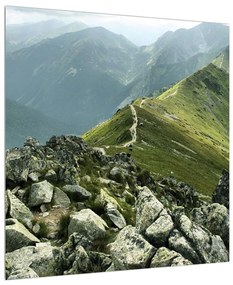 Obraz horské krajiny (50x50 cm)