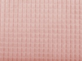 Biante Hřejivé ložní povlečení Minky kostky MKK-003 Pudrově růžové Prodloužené 140x220 a 70x90 cm