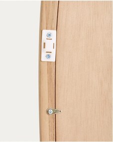 Nástěnné zrcadlo s dřevěným rámem 61x158 cm Alura – Kave Home