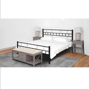 Postel, černá, 90x200, TAJGI Kondela 0000264377