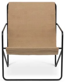 Desert Lounge Chair sand black Ferm Living