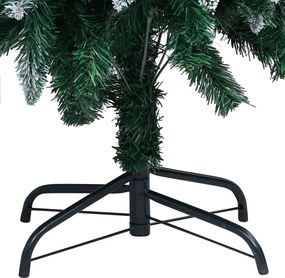 vidaXL Umělý vánoční stromek LED osvětlení sada koulí a šišky 150 cm [3077616] Barva: zlatá