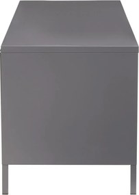 Šedý ocelový TV stolek 150x50x45 cm Acier – Premier Housewares