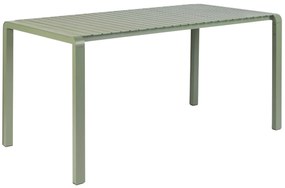 Zelený kovový zahradní jídelní stůl ZUIVER VONDEL 168,5 X 87 cm