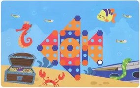 TEDDIES 3D stavebnice s vrtačkou v kufříku / 227 dílků / od 3 let