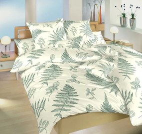 Dadka Povlak na polštář flanel Kapradí banán  70x90 cm