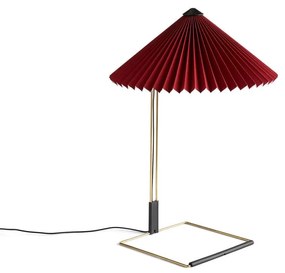 HAY Stolní lampa Matin 380, polished brass / oxide red AA972