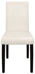 IDEA Židle PRIMA bílá/hnědá 3036
