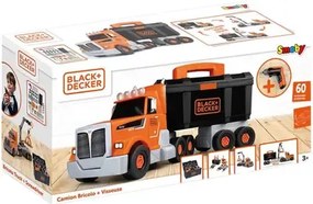 SMOBY Kamion s nářadím a vrtačkou Black+Decker / Jeřáb / 43 cm / od 3