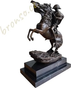 Napoleon na koni – bronzová socha, Napoleon překonávající Alpy