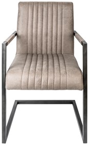 Noble Home Konferenční židle Asteg s loketními opěrkami, taupe