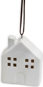 Porcelánový domek na zavěšení 7,4 cm