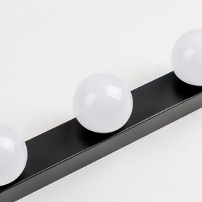 Brilagi - LED Koupelnové osvětlení zrcadla HOLLYWOOD 3xLED/3W/230V IP44 černá