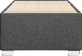 Rám postele bez matrace tmavě šedá 80 x 200 cm textil 3284430