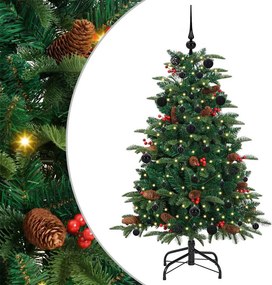 Umělý vánoční stromeček Zelená 150 cm PVC, kov a plast 3395542