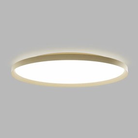 LED2 1275057DT Moon, stropní svítidlo, 88W LED 3000/4000K stmívatelné TRIAC, zlatá, Ø80cm